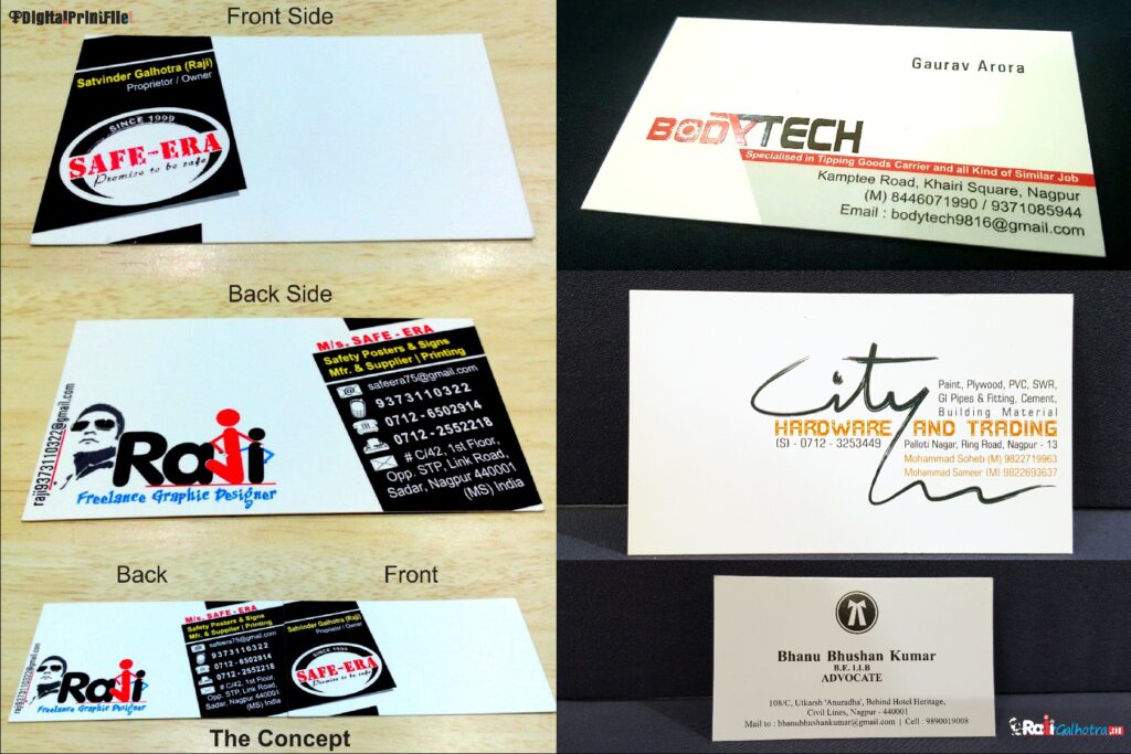 Visiting Card Designing - Digital Print File