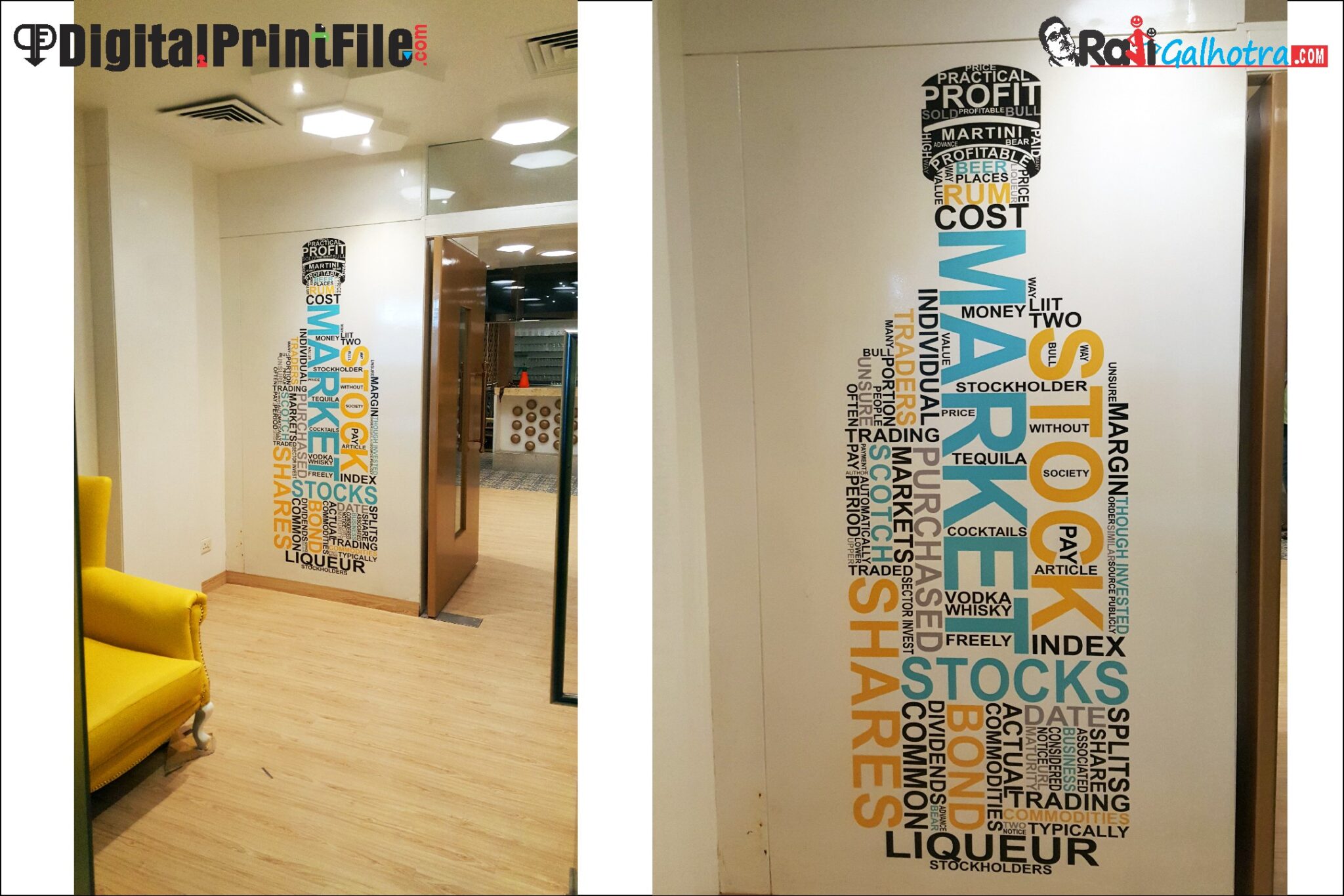 Big Wall Cartoon Caricature Digital Hand Drawing - Digital Print File